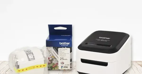 Brother VC-500W Label Printer Bundle